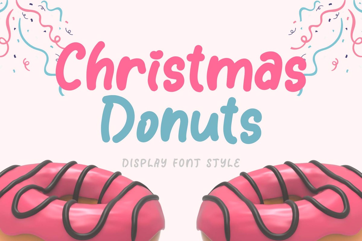 Christmas Donuts Font - Free Download