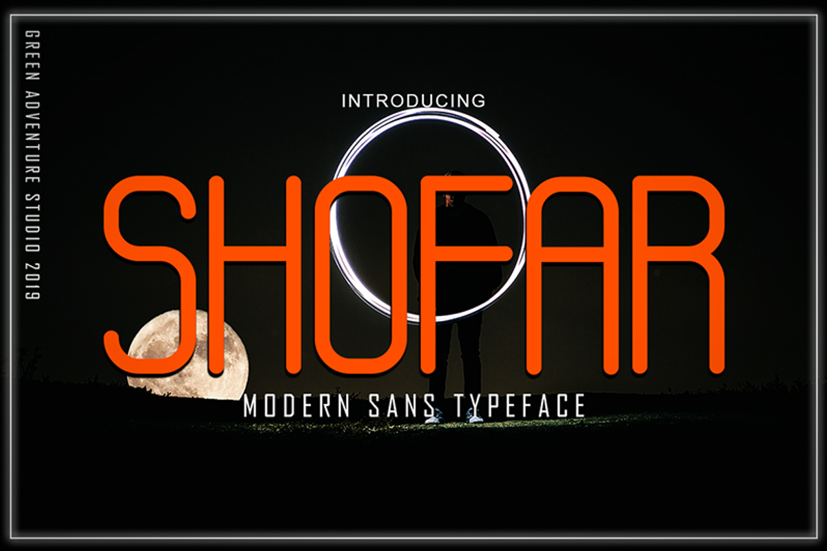SHOFAR Font | Green Adventure STD | FontSpace