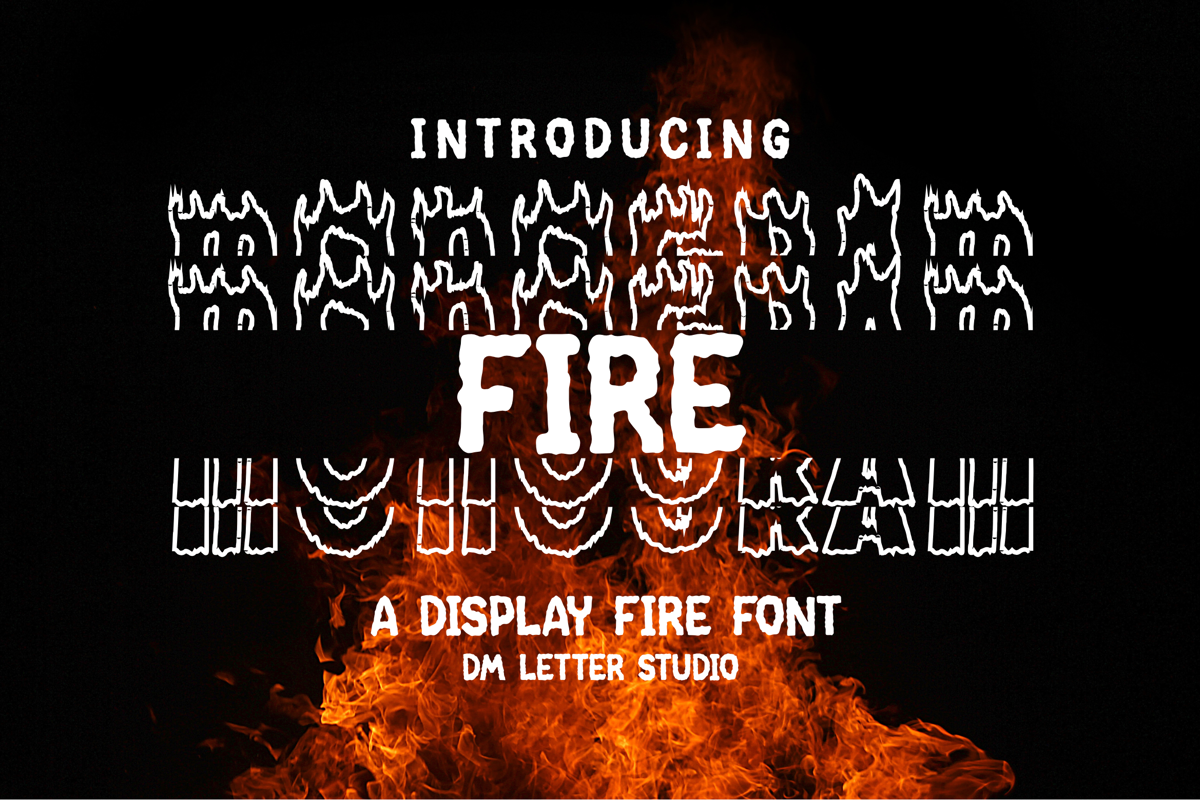 Fire Monogram Font - Free Download