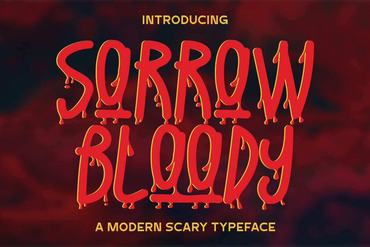 Sorrow Bloody Font | Maiko Hatta | FontSpace