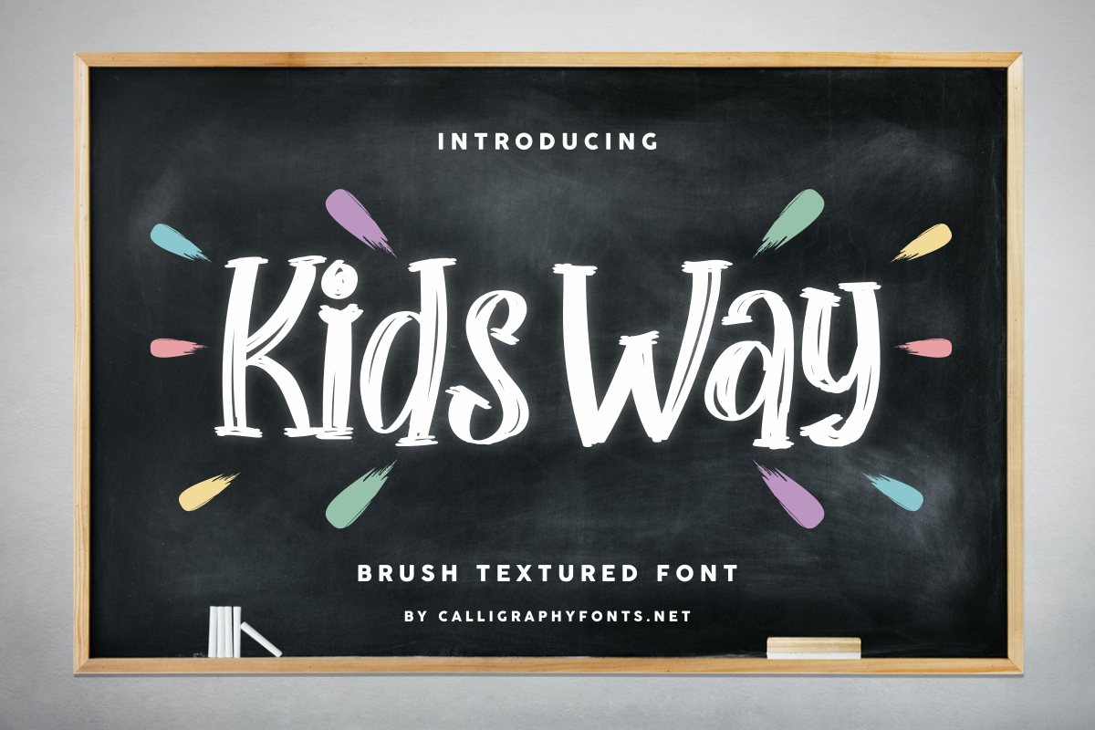Kids Way Font | CalligraphyFonts.net | FontSpace
