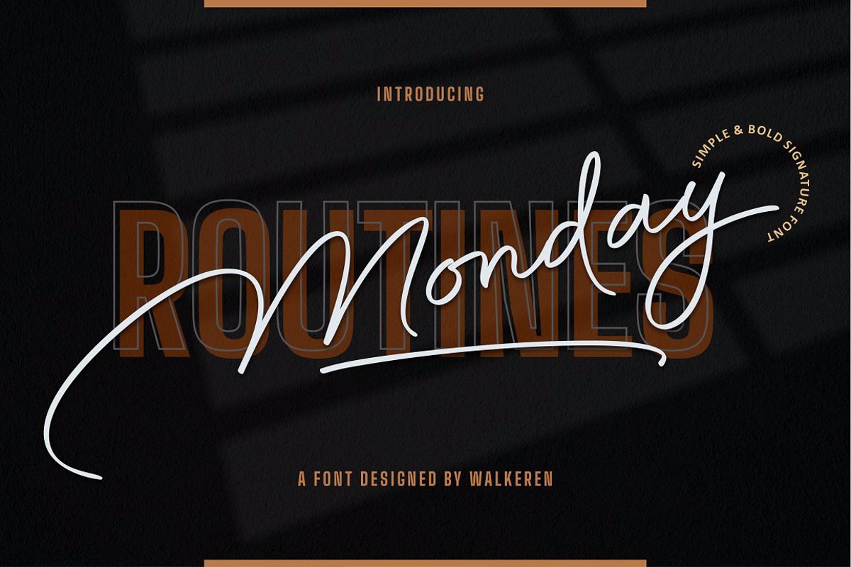 Monday Routines Font - Free Download