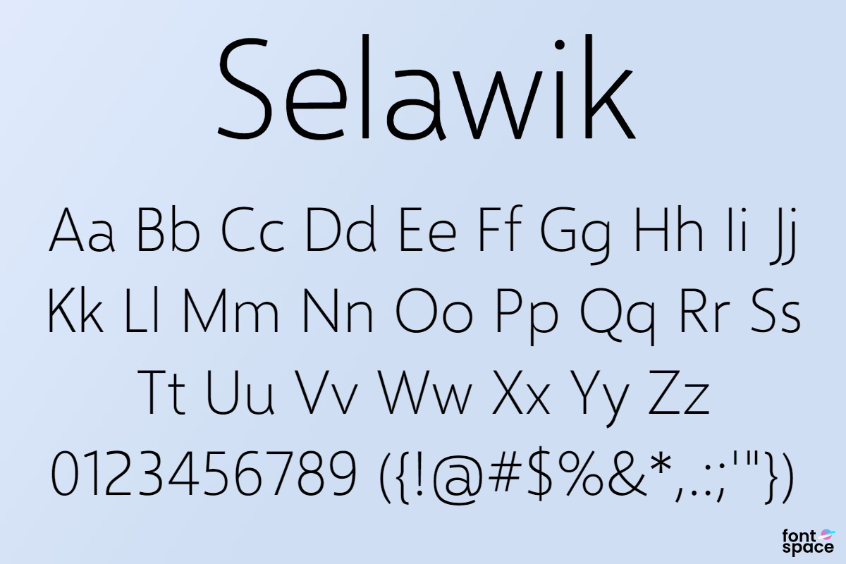 Selawik Font - Free Download