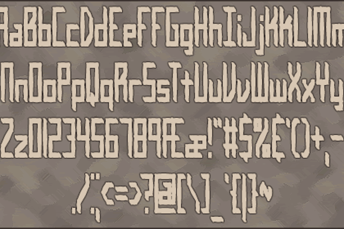 Inevitable BRK Font | Ænigma Fonts | FontSpace