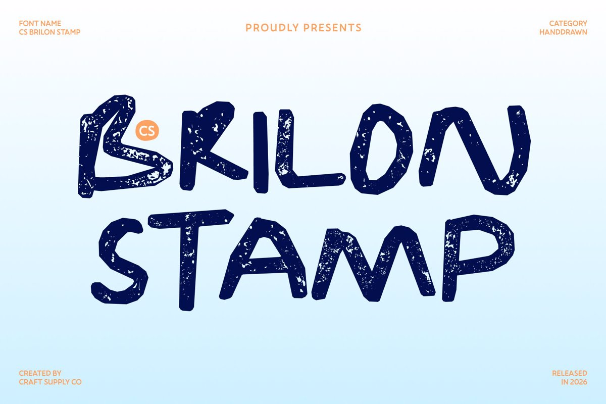 CS Brilon Stamp Font - Free Download