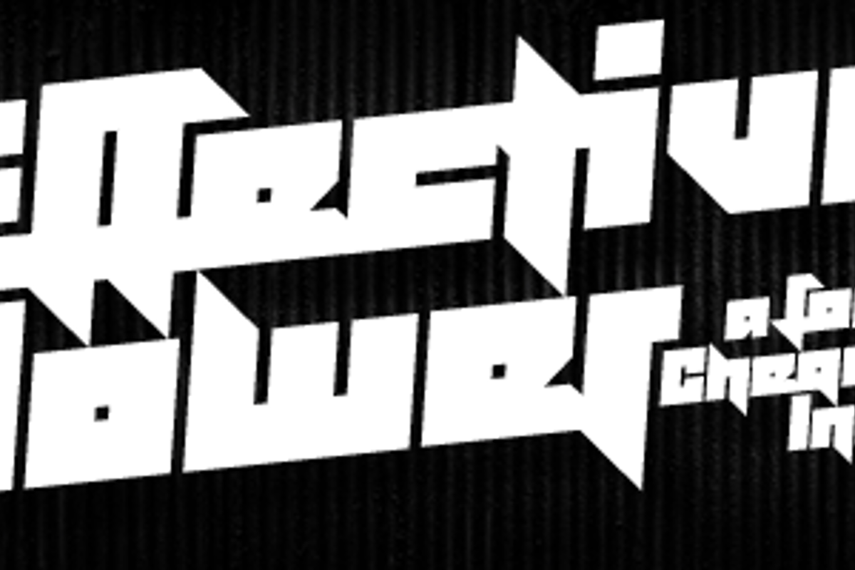 Effective Power Font | Chequered Ink | FontSpace