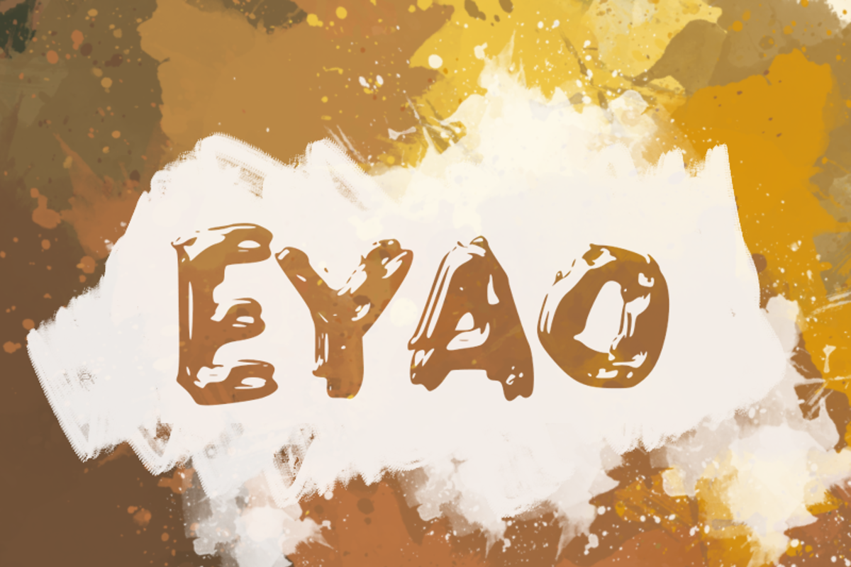 E Eyao Font | wepfont | FontSpace