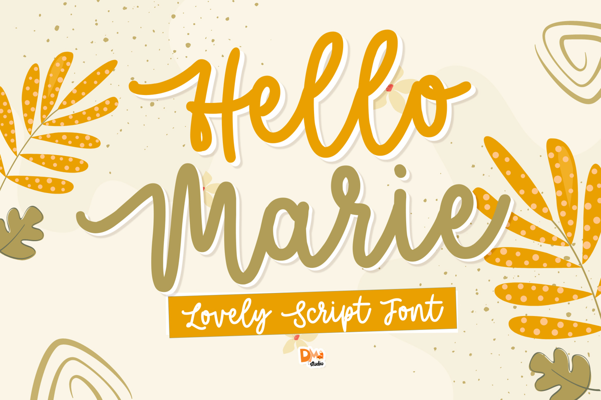 Hello Marie Font - Free Download
