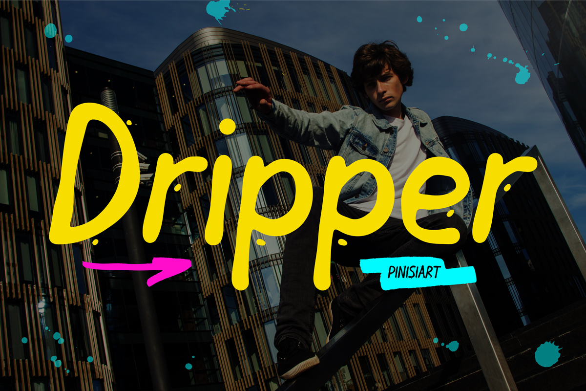 Dripper Font | Pinisiart | FontSpace