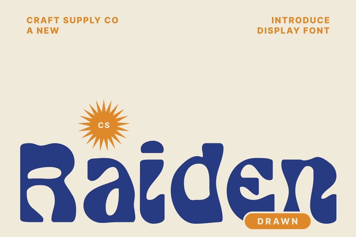 CS Raiden Drawn Font - Free Download