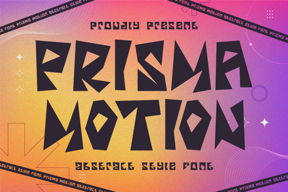 Prisma Motion Font | PutraCetol Studio | FontSpace