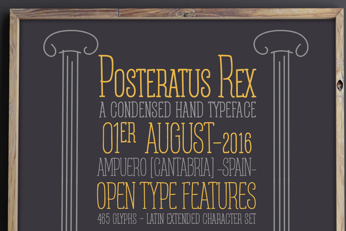 Posteratus Rex Font | deFharo | FontSpace