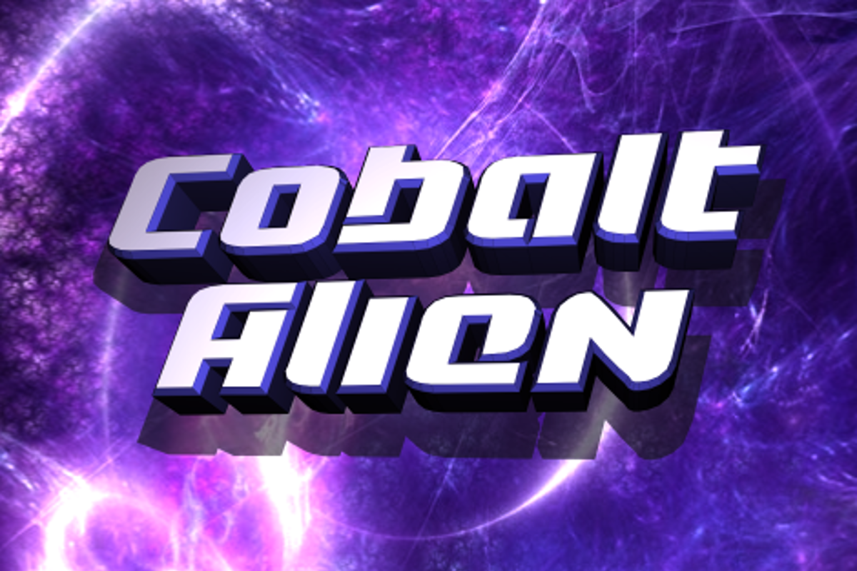Cobalt Alien Font | Iconian Fonts | FontSpace