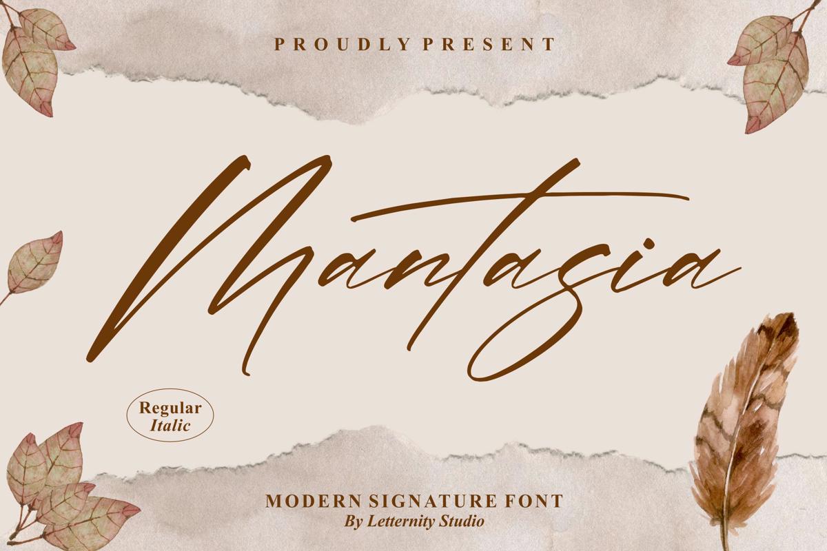 Mantasia Font - Free Download