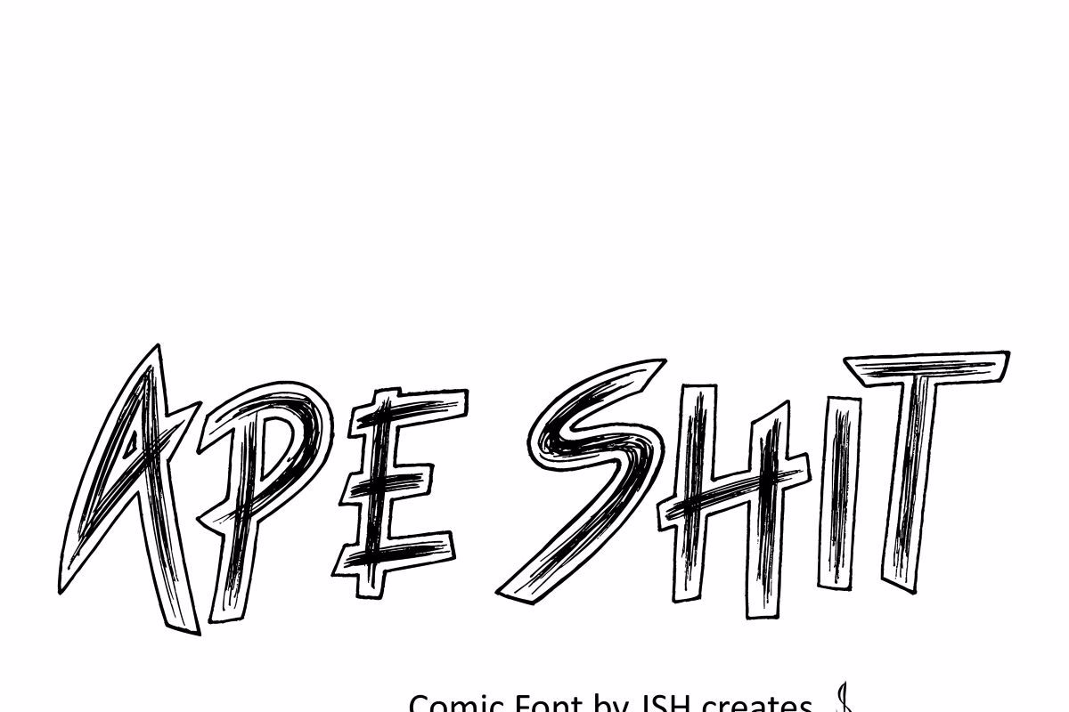 Ape Shit Font - Free Download