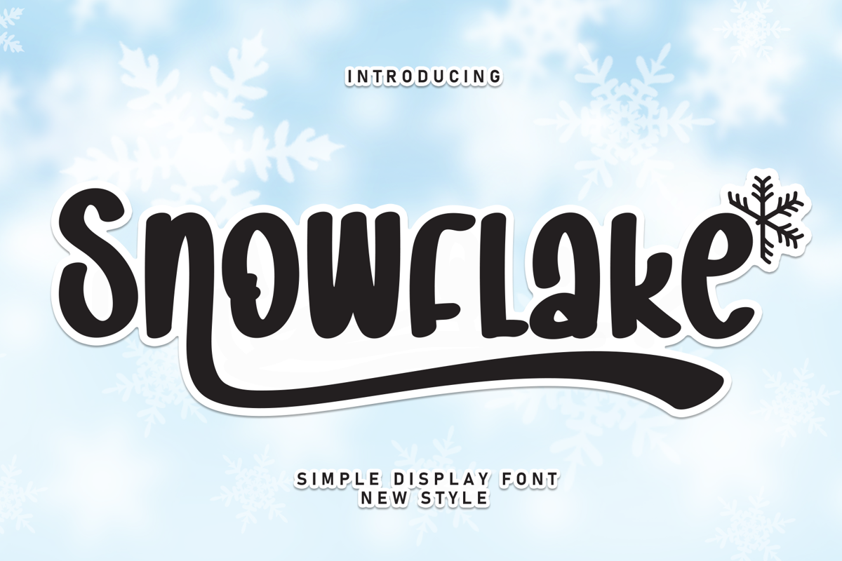Snowflake Font - Free Download