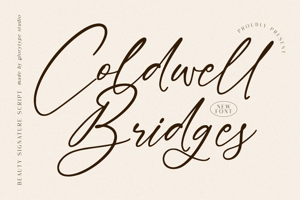 Coldwell Bridges Font | Letterena Studios | FontSpace