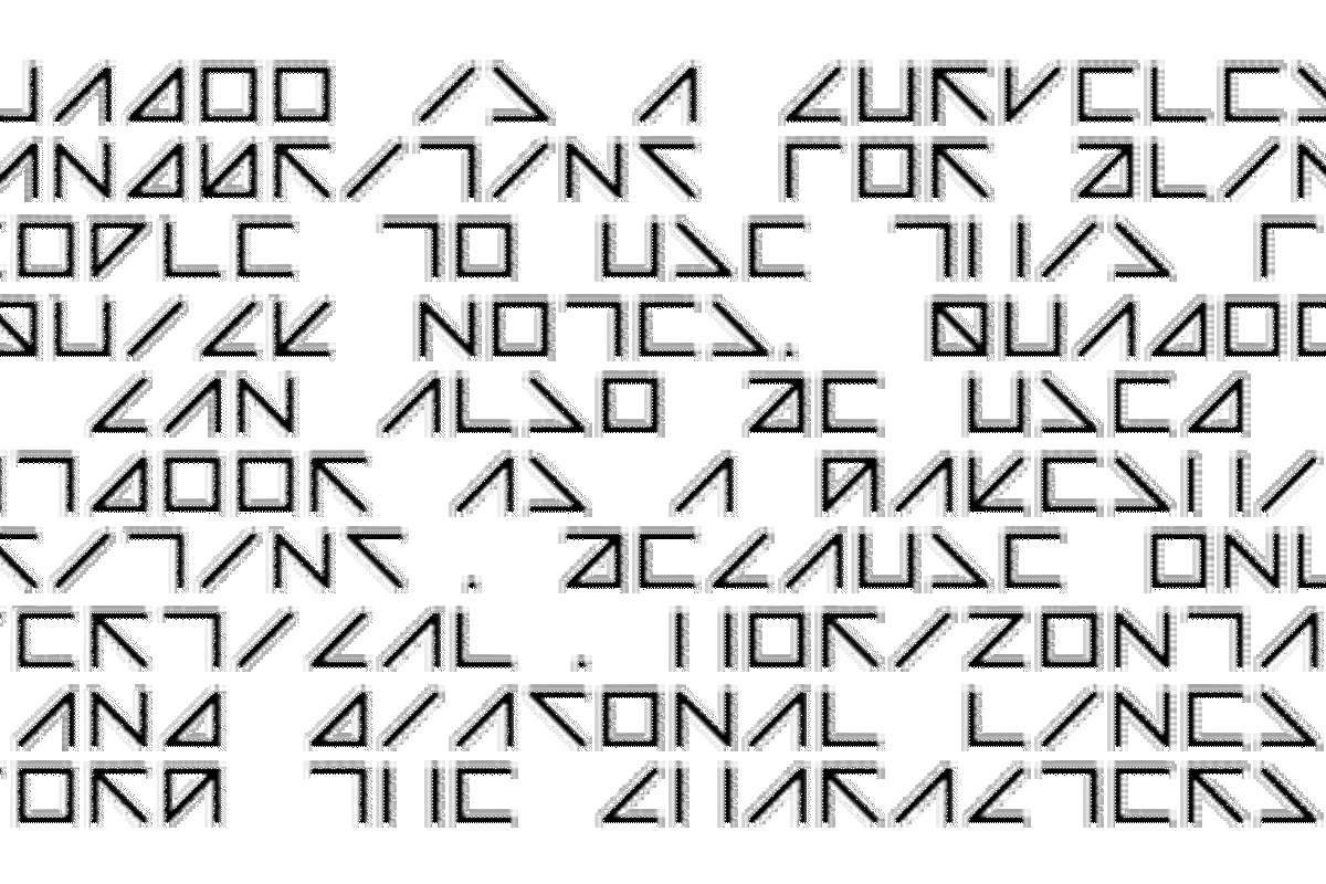 Quadoo Font | Falexoo | FontSpace