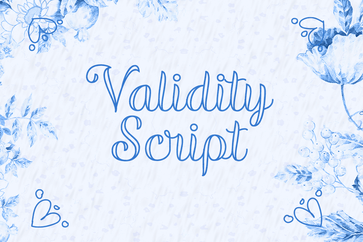 Validity Script Font | Måns Grebäck | FontSpace