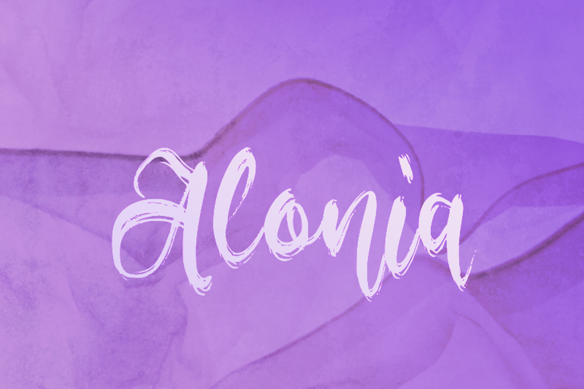 A Alonia Font - Free Download