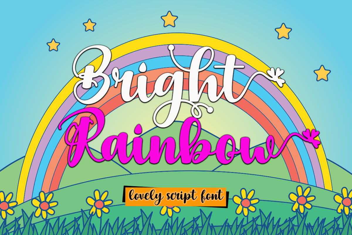 bright-rainbow-font-supersemar-letter-fontspace