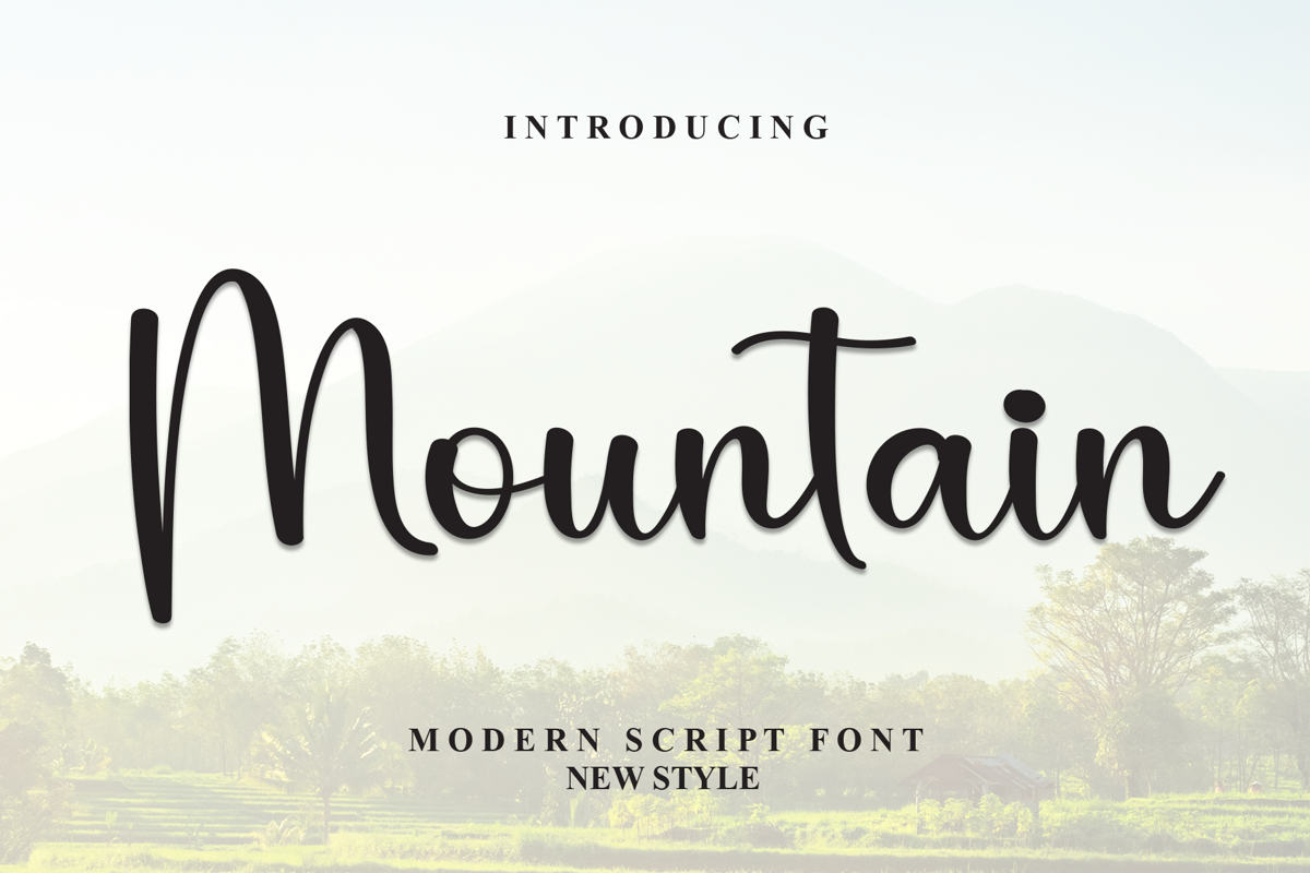 Mountain Font | scratchones_creative | FontSpace