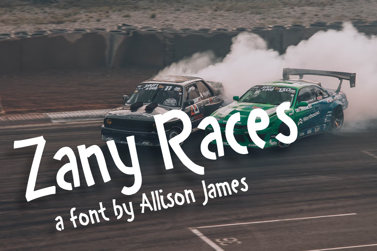 Zany Races Font - Free Download