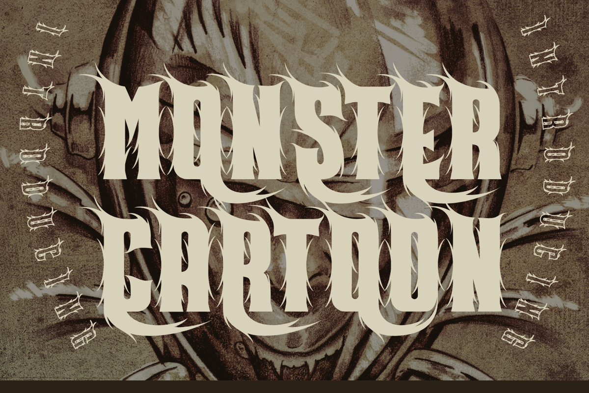 Monster Cartoon Font | 177Studio | FontSpace