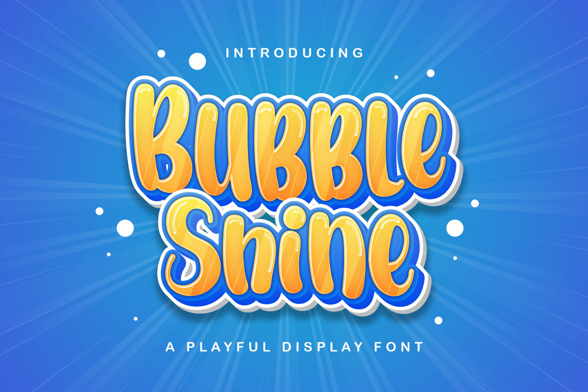 Bubble Shine Font | StringLabs | FontSpace