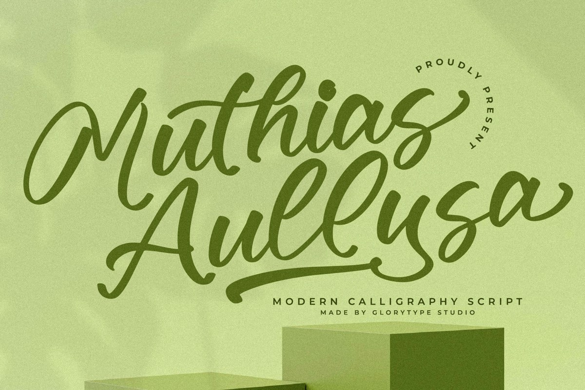 Muthias Aullysa Font | Letterena Studios | FontSpace