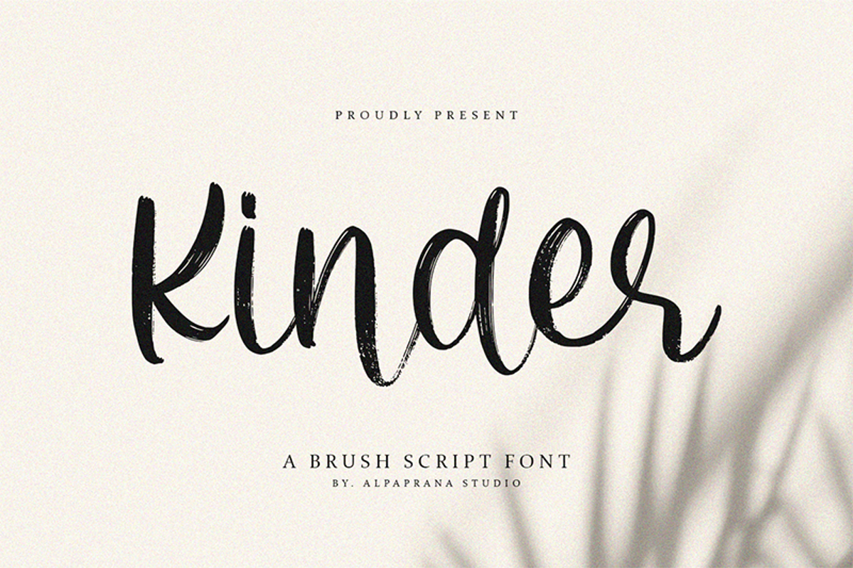 Kinder Font | Alpaprana | FontSpace