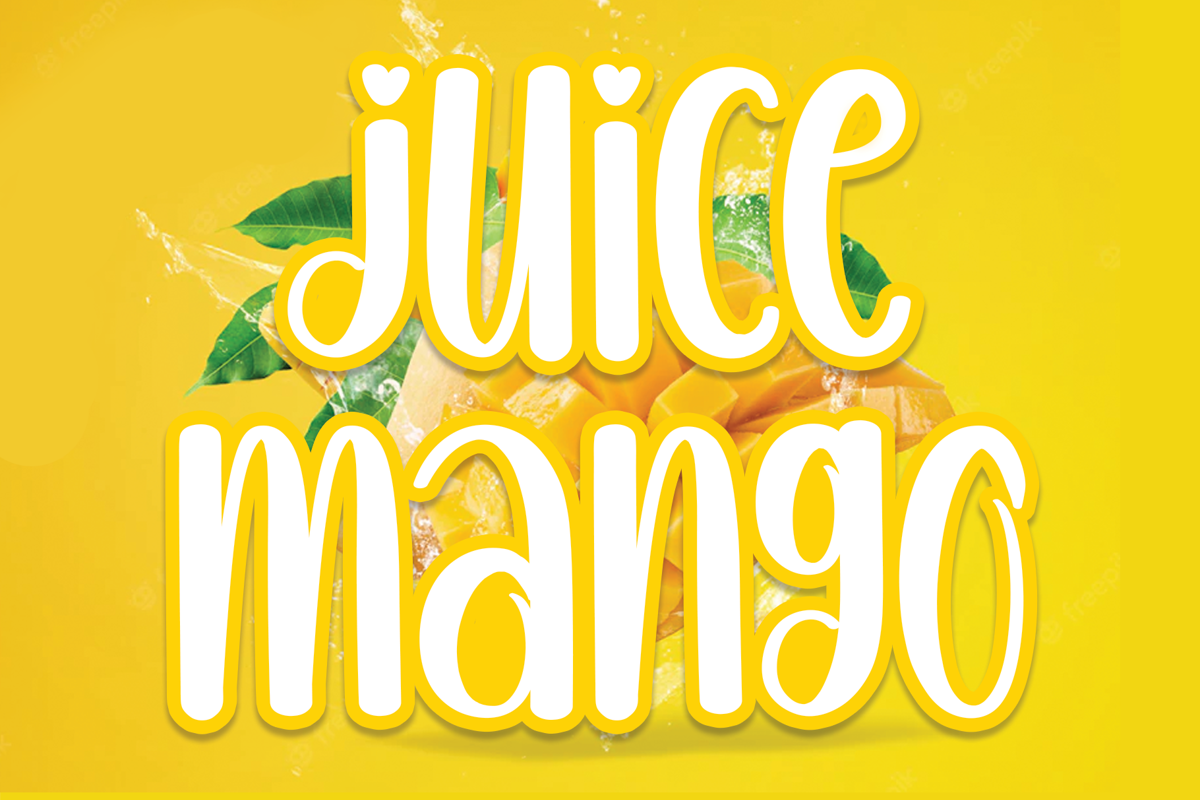 Juice Mango Font | scratchones_creative | FontSpace