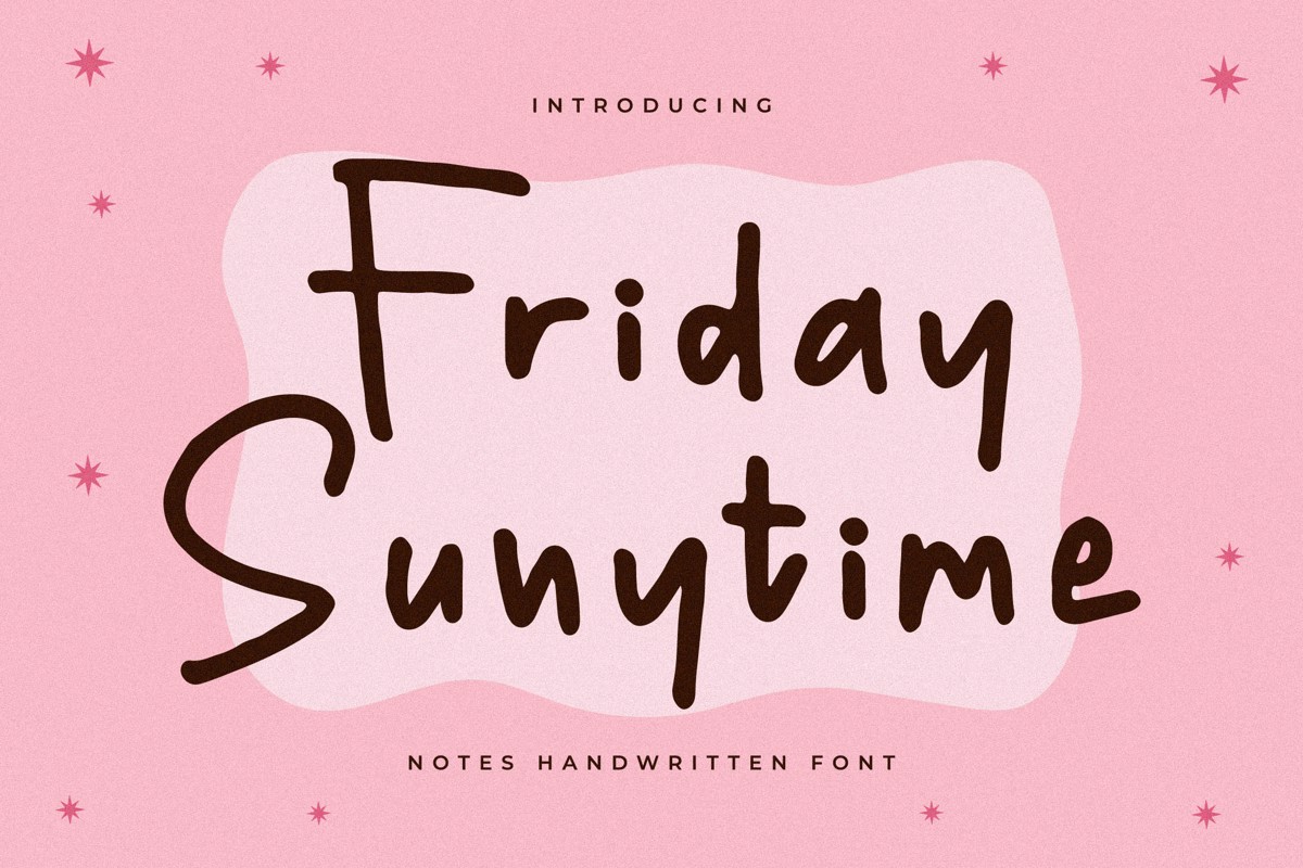 Friday Sunytime Font - Free Download
