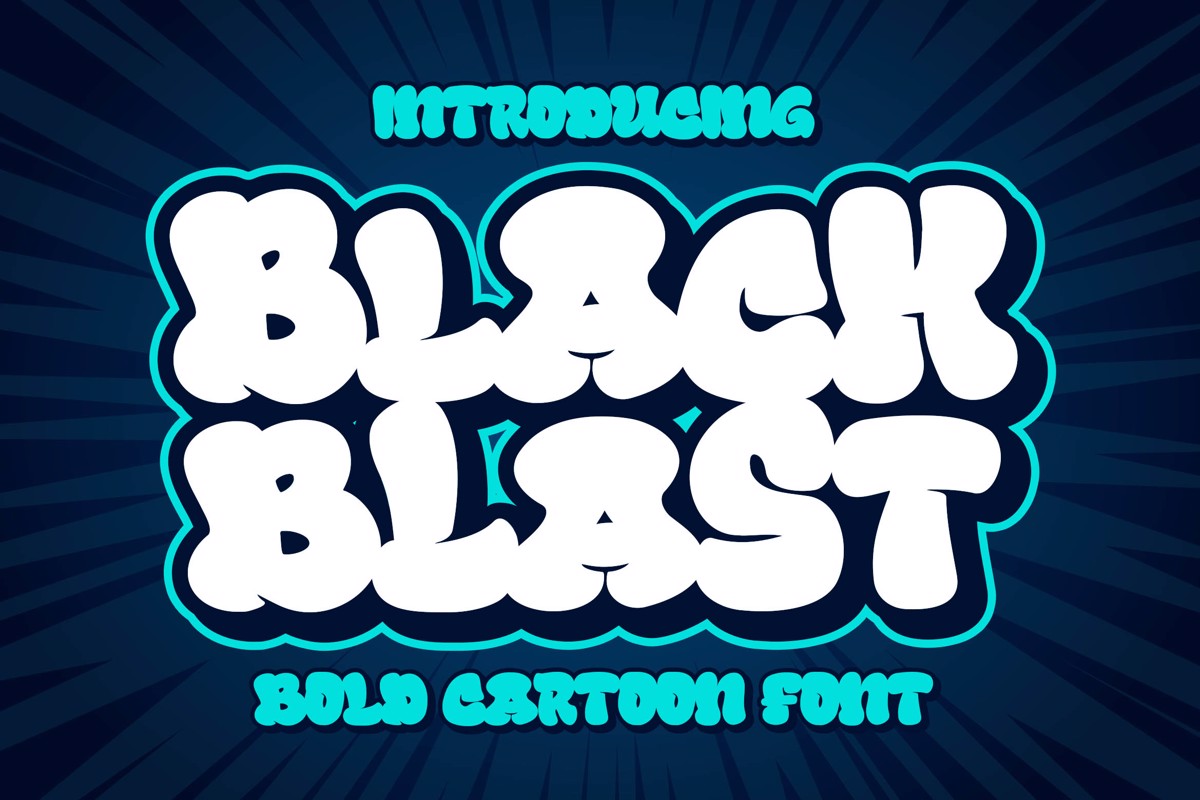 Black Blast Font | Blankids | FontSpace
