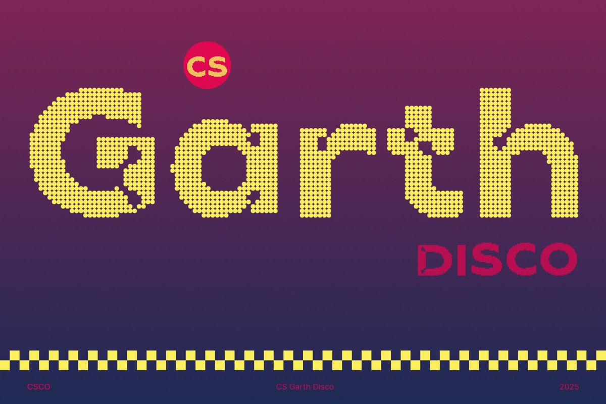 CS Garth Disco Font - Free Download