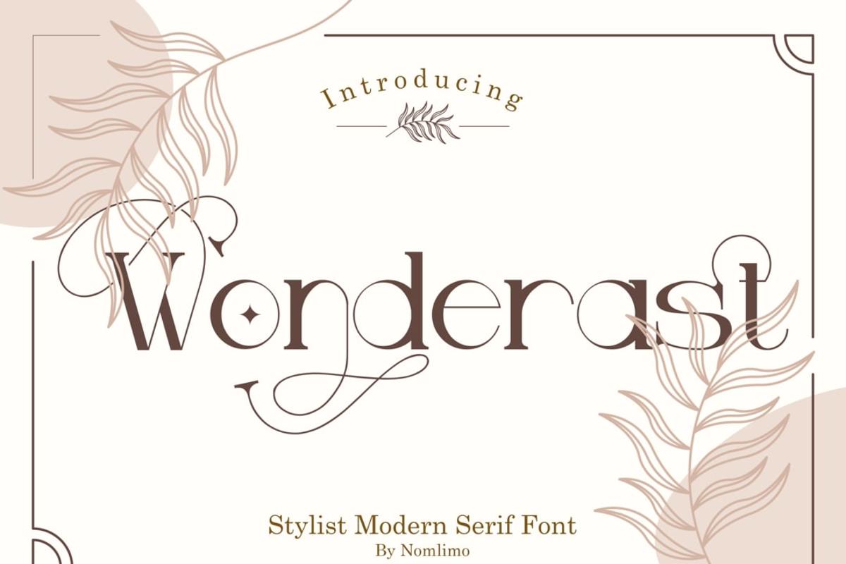 Wonderast Font | Nomlimofont | FontSpace