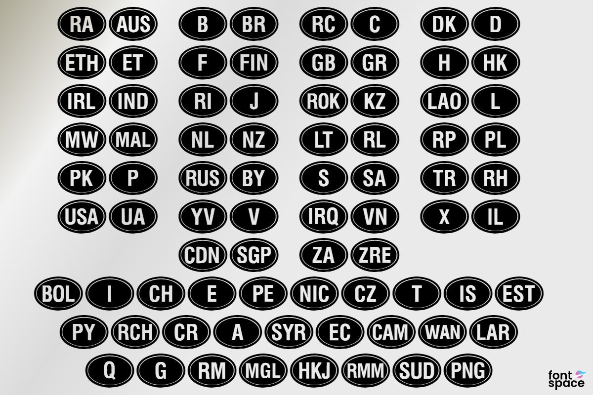 Kountry Kodes Font | Iconian Fonts | FontSpace