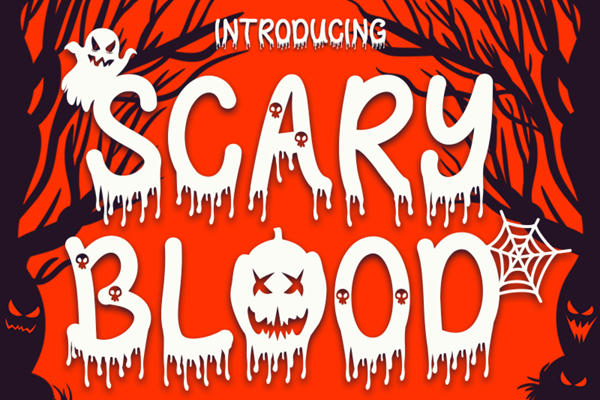 Scary Blood Font | Sakha Design | FontSpace