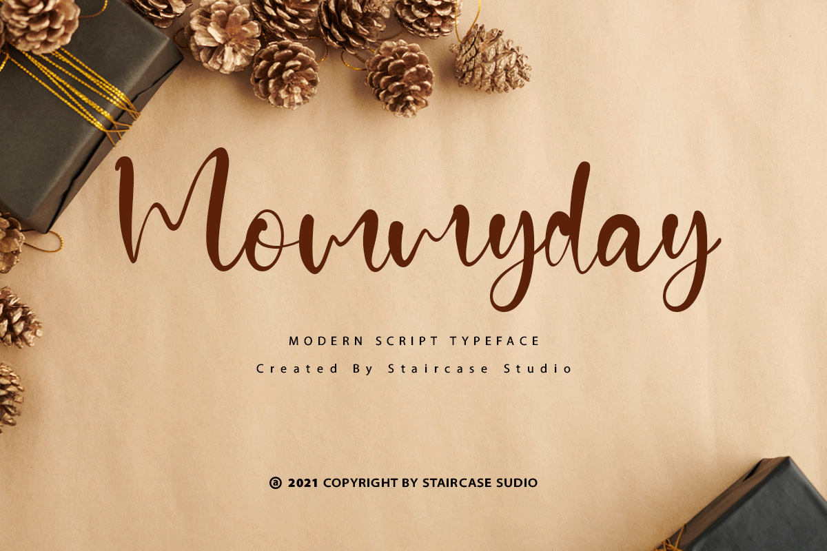 Mommyday Font | Staircase Studio | FontSpace