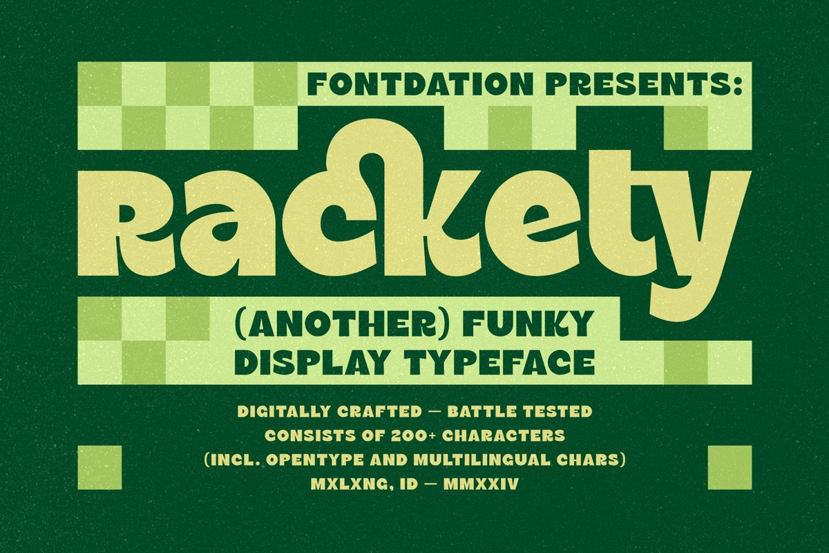 Rackety Font | Twicolabs | FontSpace