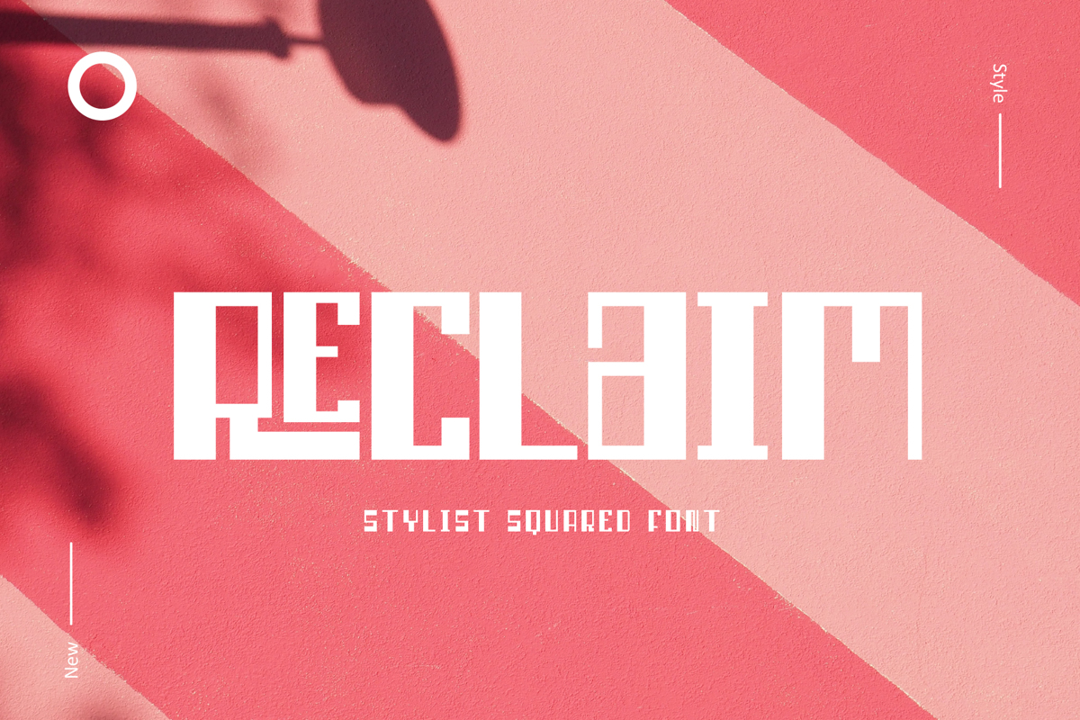 Reclaim Font | Stefie justprince | FontSpace
