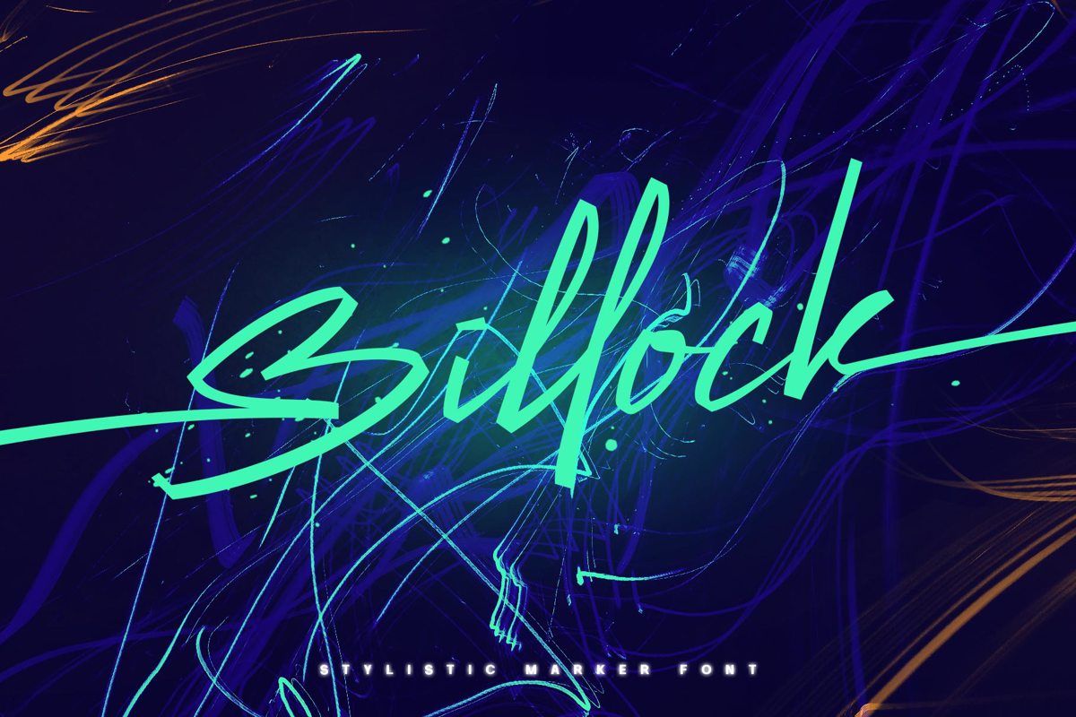 Billock Font | Alit Design | FontSpace