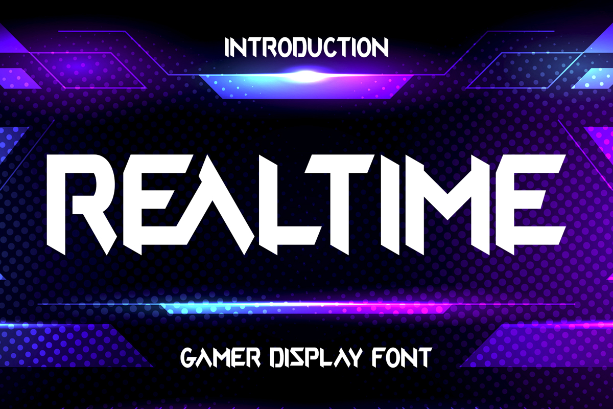 Realtime Gamer Font | Creaditive Design | FontSpace