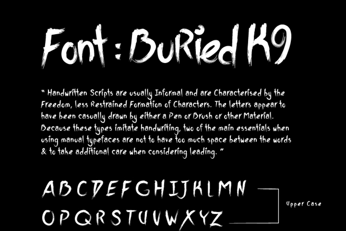 BuriedK9 Font - Free Download