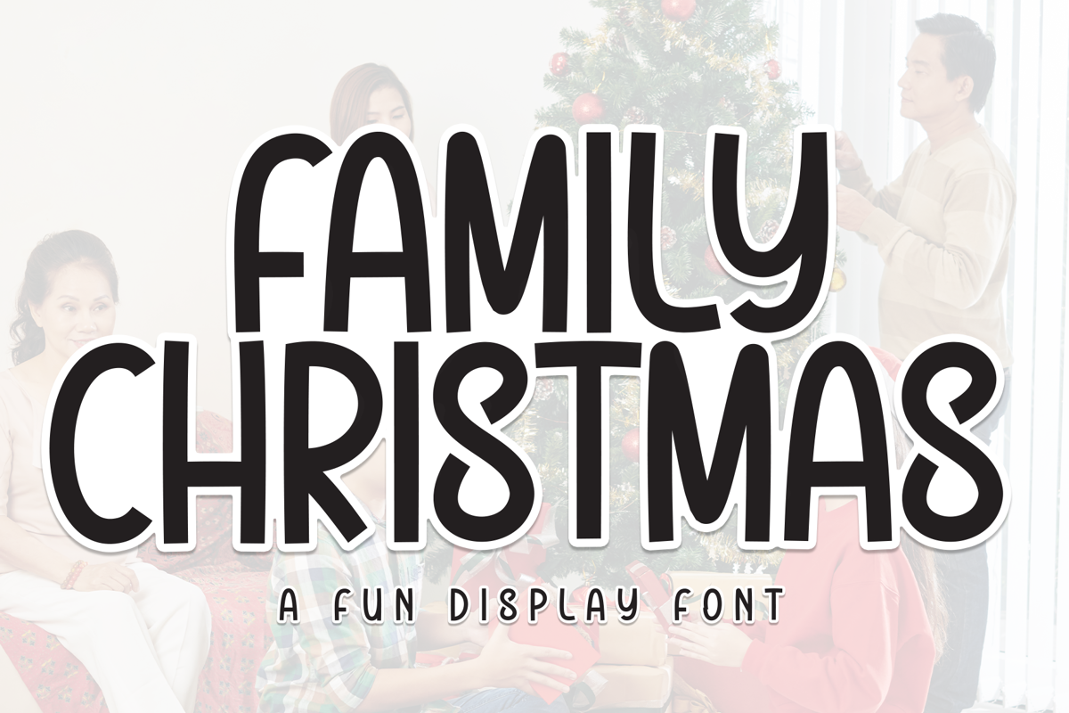 Family Christmas Font - Free Download