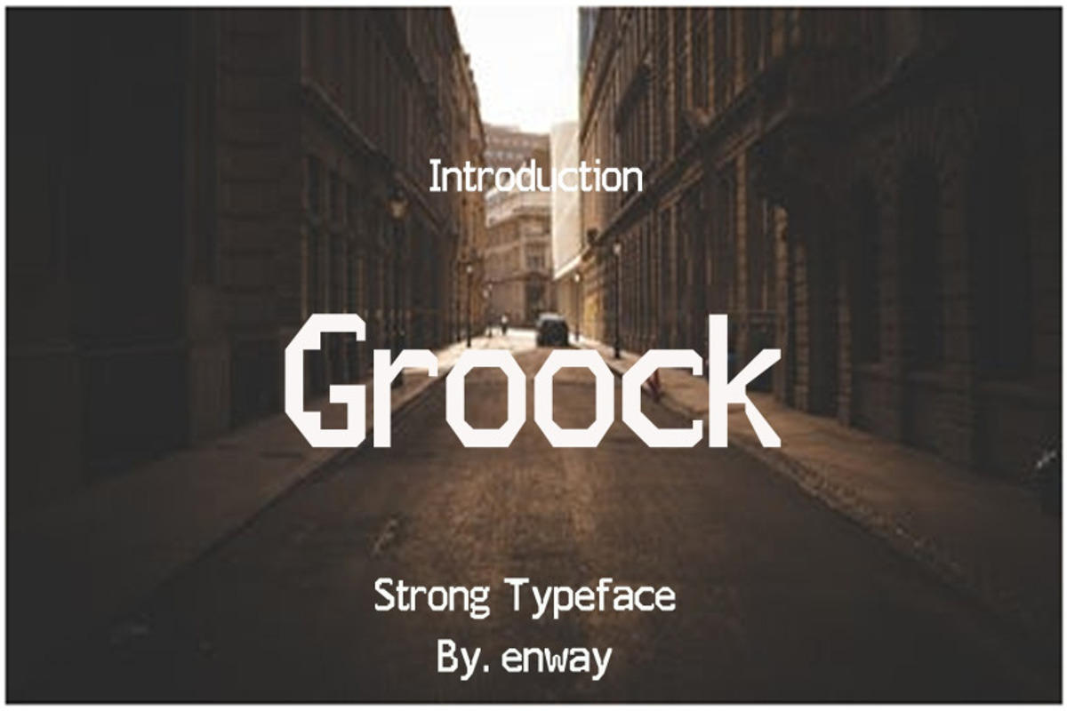 Groock Sans Serif Font | enway studio | FontSpace