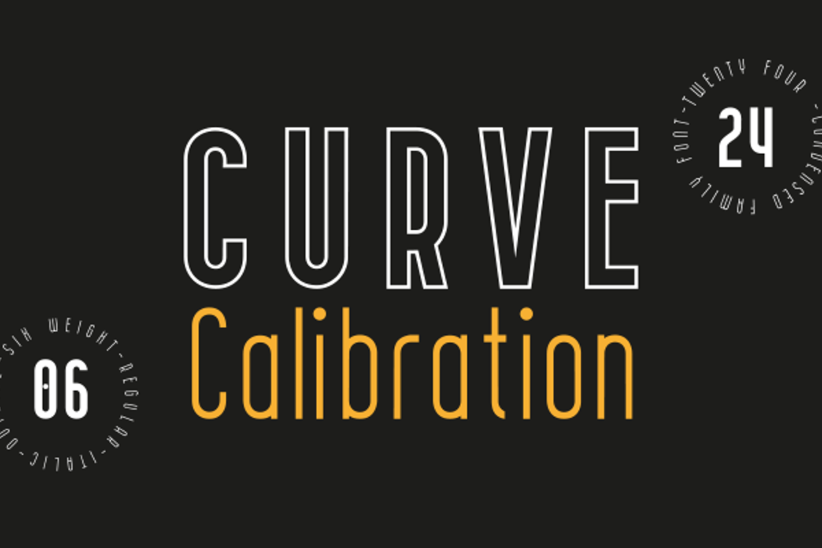 Curve Font 38 Lineart FontSpace