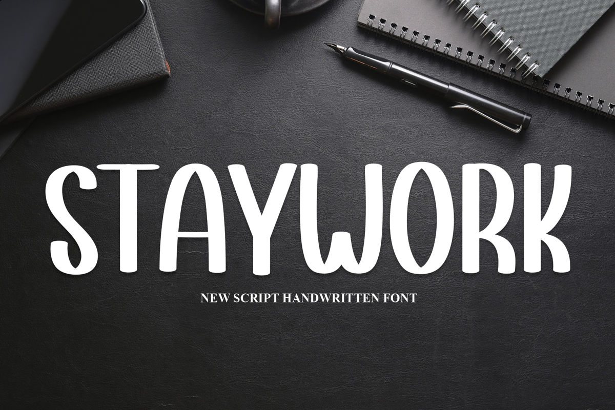 Staywork Font | scratchones_creative | FontSpace