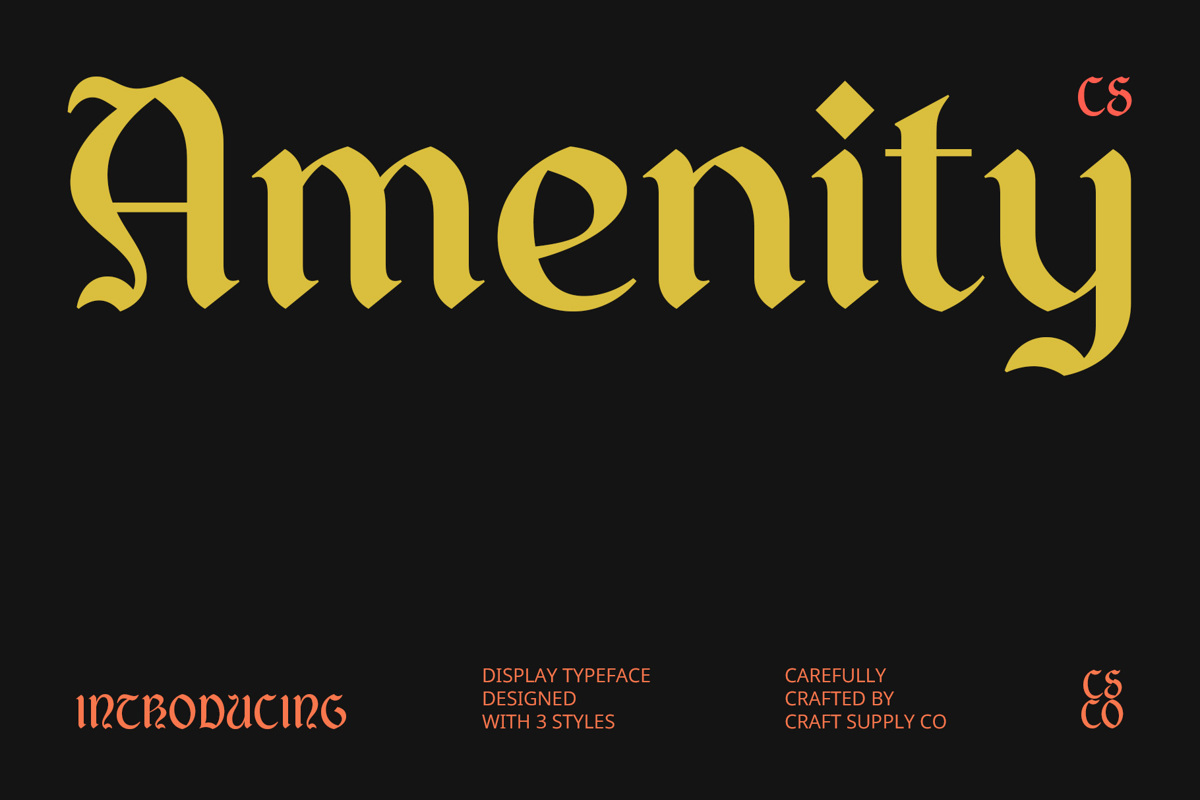 CS Amenity Font - Free Download