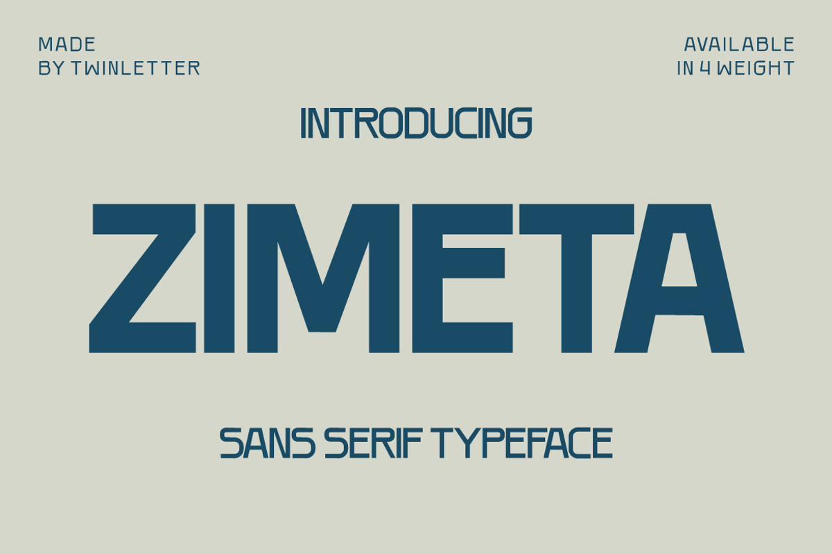 ZIMETA Font - Free Download